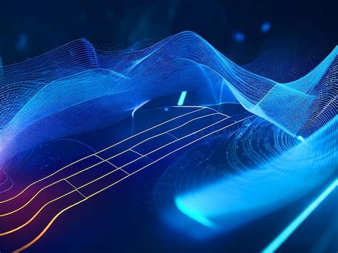 premium photo cyber big data flow blockchain data fields network line connect stream concept