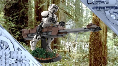 Lego Moc Scout Trooper Buildable Figure By Raguidel Rebrickable