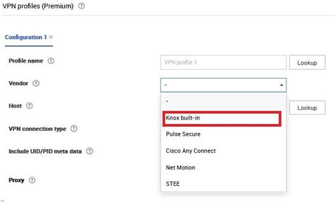 How To Configure The Knox Built In VPN Client In Knox Manage Knox Manage Samsung Knox