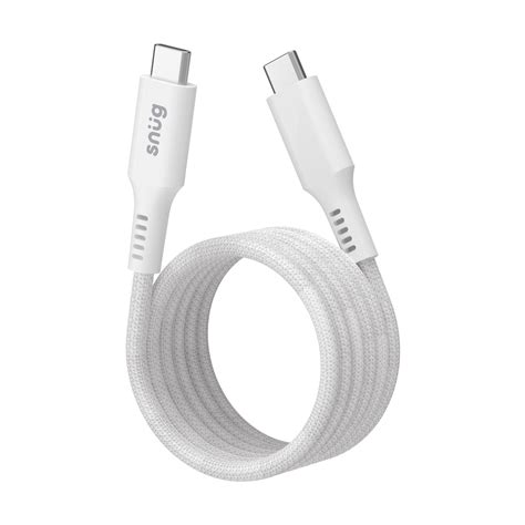 Snug W Type C To Type C Cable M White
