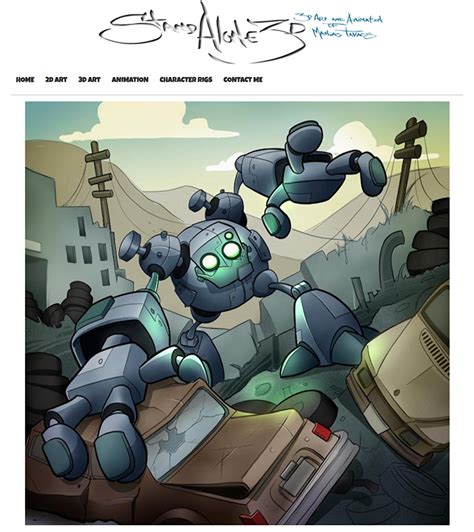 3d Game Art And Animation Portfolio Example