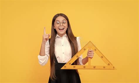 Inspired With Idea Teen Girl Hold Triangle Back To School Algebra And