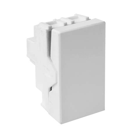 Interruptor Modular Simples Bipolar 10a Branco Para Instalações