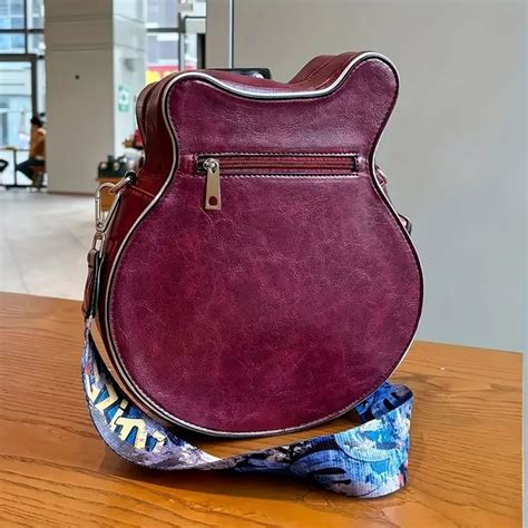 Unique Guitar Bag Guitar Purse Unique Guitar Themed Purse Retro