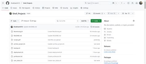 Shellscripting Devops Automation Systemmonitoring Github