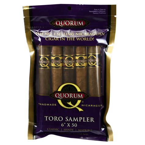Quorum Cigars Toro Sampler 5 Pack Atlantic Cigar Co