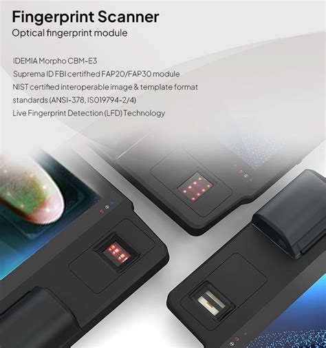 Ekemp Rugged Biometric Device With Fingerprint Scanner And One Stop Solution For Border And