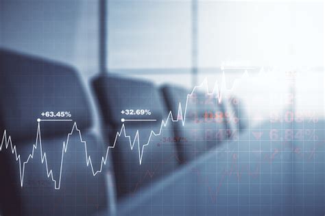 현대 회의실 배경 연구 및 전략 개념에 추상적 인 창조적 인 금융 차트 홀로그램의 이중 노출 금융에 대한 스톡 사진 및 기타 이미지 Istock