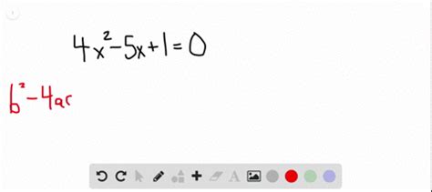 SOLVED Determine Whether The Equation Has Two Solutions One Solution Or No Real Solution X