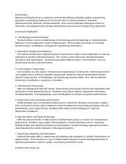 Bioprocess Engineering Design Optimization And Practical Course Hero