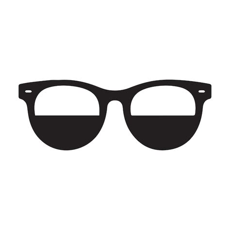 Premium Vector Beach Sunglasses Vector Illustration In Black And White