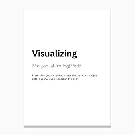 Visualizing Definition Meaning Canvas Print By Kaigozen Fy