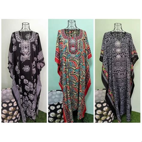 Kaftan Murah Baju Kelawar 3 Helai Shopee Malaysia