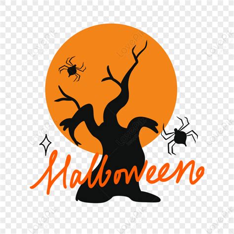 손으로 그린 할로윈 거미 글꼴입니다 거미 일러스트 할로윈 일러스트 절묘한 일러스트 Png 일러스트 무료 다운로드 Lovepik
