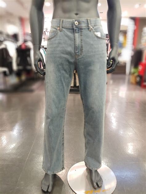 잠뱅이 2024여름 쿨맥스 남자 히든밴딩 세미와이드 청바지ao2dtg344 이랜드몰