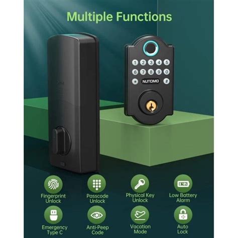 New Fingerprint Door Lock Keyless Entry Codes 1 Live And Online Auctions On