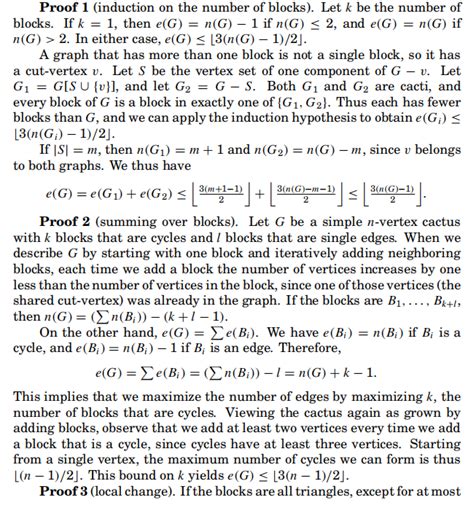 Binatorics The Upper Bound Of Edges Of The Generalized Cactus
