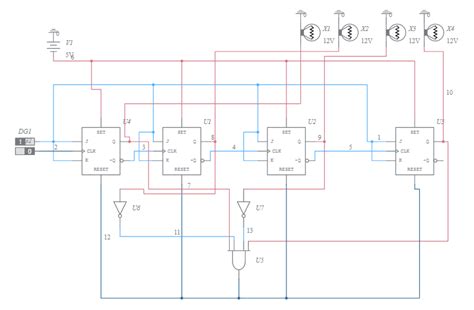 Bit Digital Counter Multisim Live