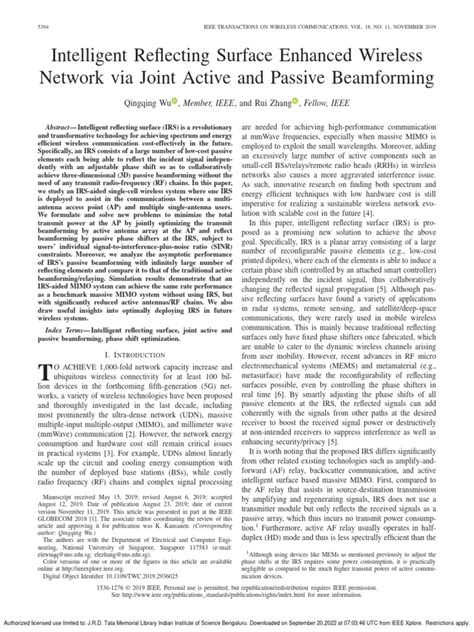 Intelligent Reflecting Surface Enhanced Wireless Network Via Joint Active And Passive