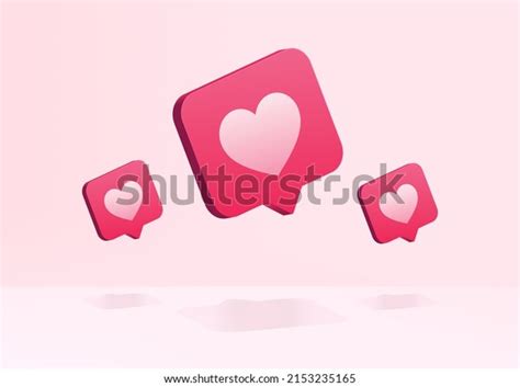 3d Like Icon White Love Symbol Stock Vector Royalty Free 2153235165 Shutterstock