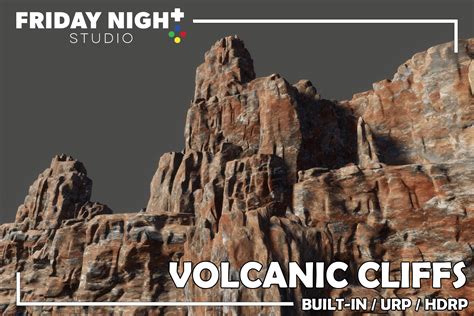 Realistic Volcanic Cliffs Pack Modular Rock Formation 3d Exterior Unity Asset Store