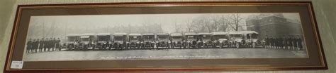 Bonhams Cars A Panoramic Photograph Depicting The Baltic Unit Of The Ambulance Column