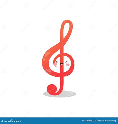 Funny Music Notes Cartoon Vector 40102189