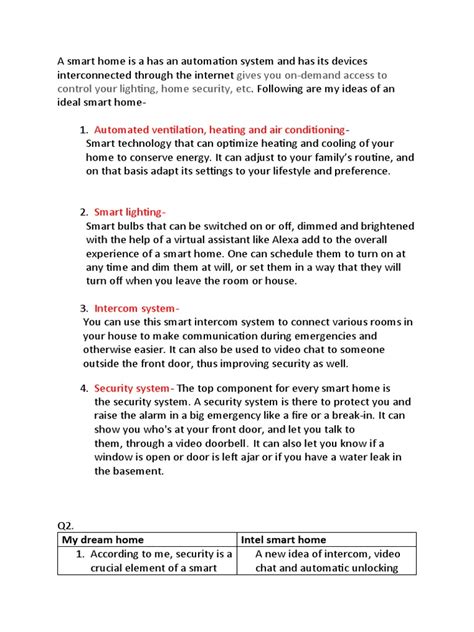 Ai Chapter 2 Smart Homes Pdf Home Automation Security Alarm