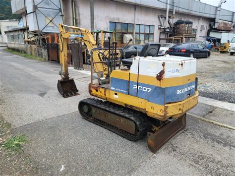 Yahooオークション コマツ Pc07 1 エンジンオーバーホール済 パワー