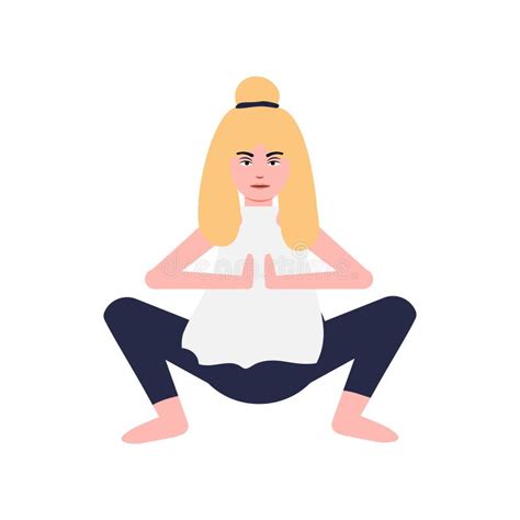 Pregnant Woman Doing Yogapregnancy Health Concept Vector Illustration