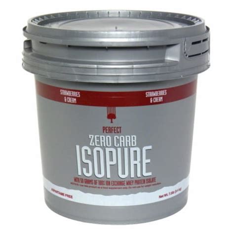 Isopure Perfect Zero Carb Strawberries And Cream Protein Powder 75 Lb