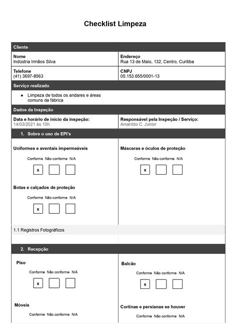 Check List De Limpeza Em Empresa Como Fazer E Modelo Grátis