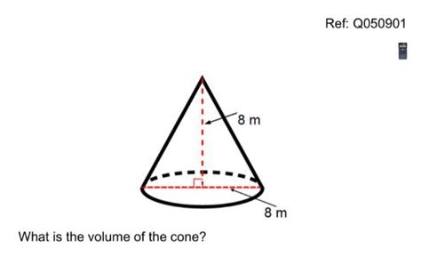 Gcse And A Level Maths Revision Volume Of A Cone Maths Gcse2022
