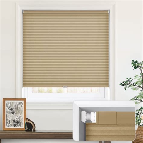 Lazblinds Cordless Cellular Shades No Tools No Drill Light Filtering