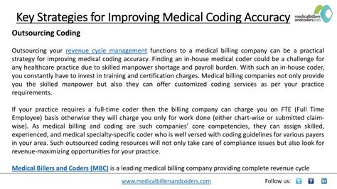 Ppt Key Strategies For Improving Medical Coding Accuracy Powerpoint Presentation Id 11983908