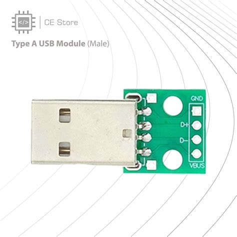 Type A USB Module Male CE Store