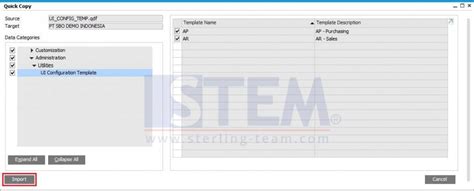 Copy UI Configuration Template Between Databases Copy UI Configuration Template Between Databases