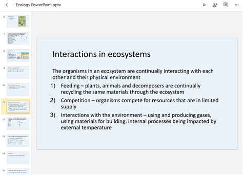 Ecology Edexcel Igcse Biology Teaching Resources