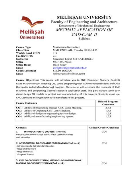 Relation With Program Outcomes