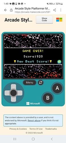 Arcade Style Platformer Show And Tell Microsoft Makecode