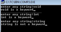 C Program To Check Whether Entered String Is Keyword Or Not Sant Choubey