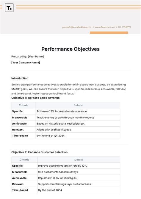 11 Performance Policy Templates In Pdf Doc