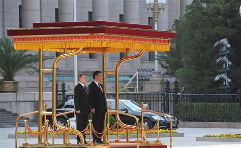 Российско китайские переговоры • Президент России