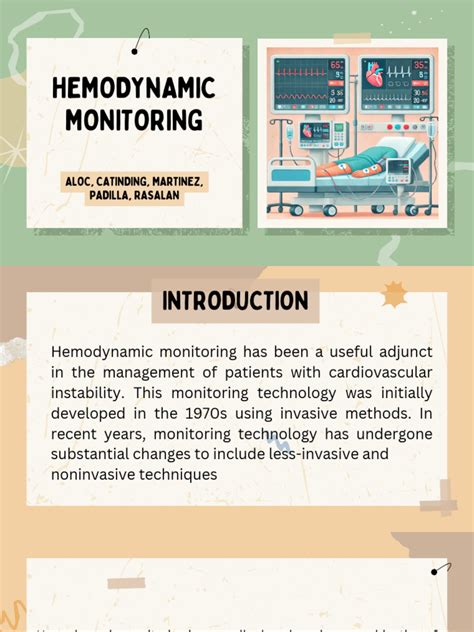 Hemodynamic Monitoring Pdf