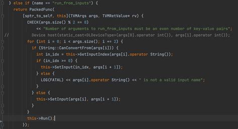 How To Use Runfrominputs Method In Java Apache Tvm Discuss