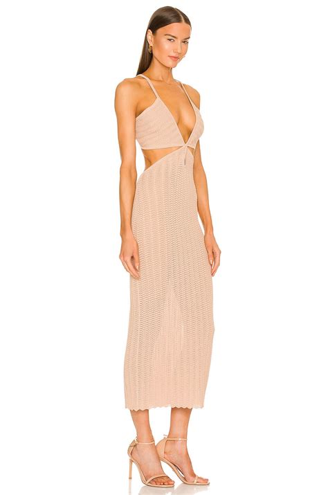 Misha Haylee Dress In Rose Nude Revolve