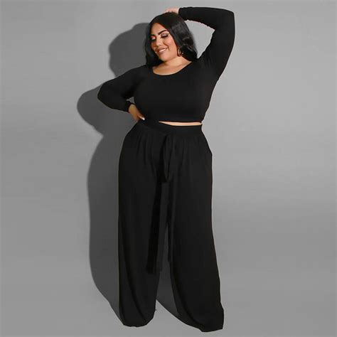 여성용 조깅 세트 운동복 긴 소매 상의 및 바지 플러스 사이즈 가을 2022 패션 섹시한 레이디 복장 도매 빅사이즈