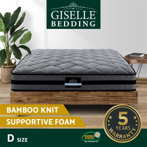 Giselle Mattress Euro Top Memory Foam Bed Queen Double King Single