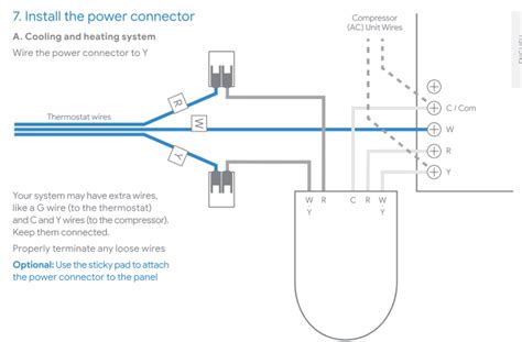 Hvac How Does A Google Nest Power Connector Work Home Improvement Stack Exchange