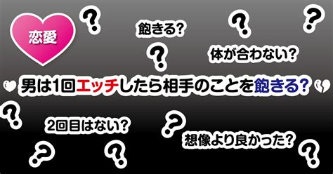 男は1回エッチしたら相手のことを飽きる？ 教えて！図版先生